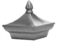 Post Capital Caps for Fences