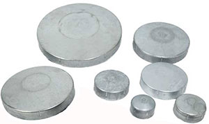 Steel Round End Caps