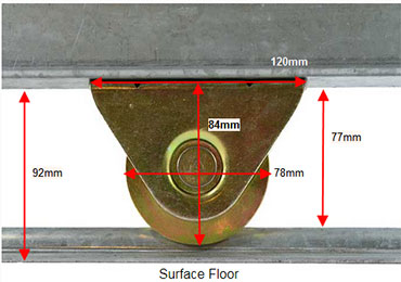 Sliding Gate Wheels 80mm External